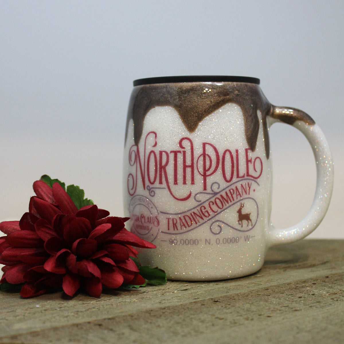 North Pole Drip Coffee Mug – LoriLeigh Tumblers And More